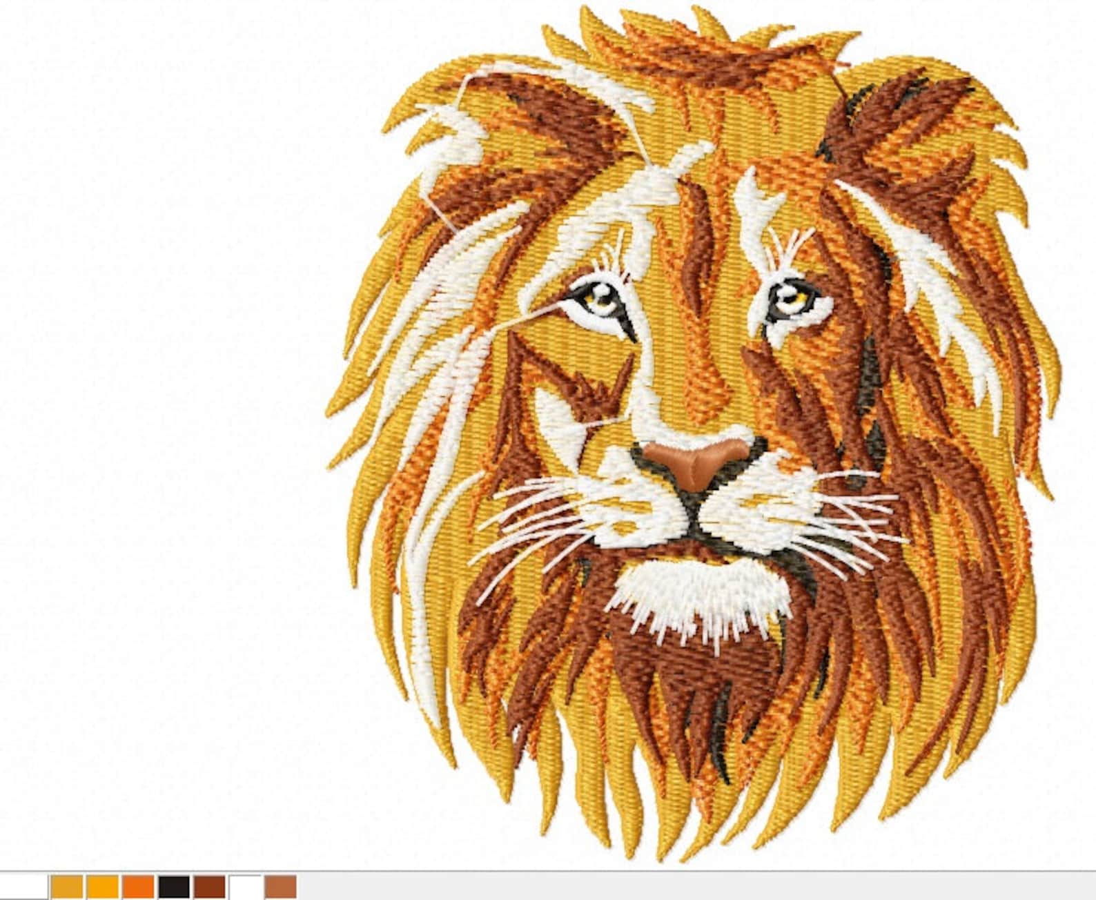 Lion Machine Embroidery Designs Instantly Download - Etsy UK