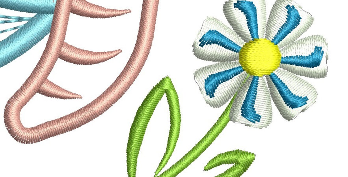 Butterfly Simple Design Butterfly Embroidery Design | Etsy