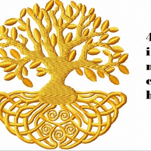 Celtic Tree of Life Machine Embroidery Design, Instantly Download - Etsy
