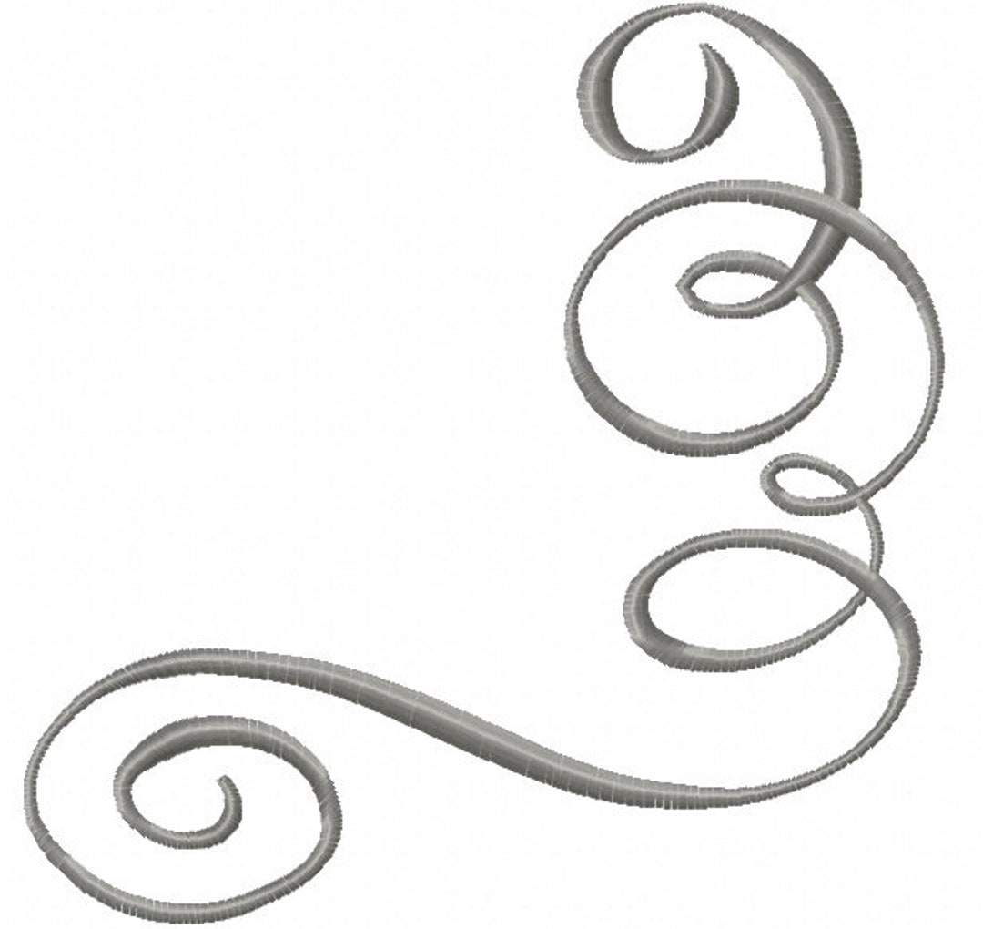 Corner Pattern Heart Machine Embroidery Design Instantly - Etsy