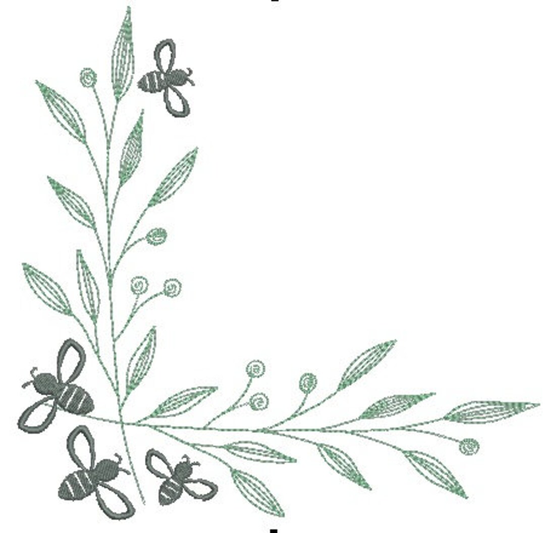 Simple Flower Corner Designs