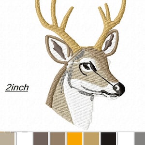 Whitetail Buck / Deer Machine Embroidery Design - Etsy
