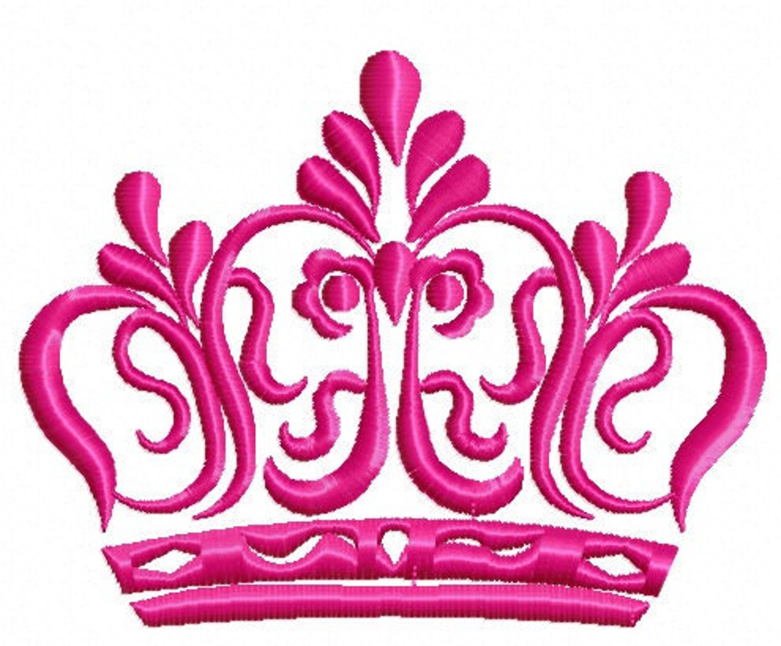 Classic Crown Machine Embroidery Design - Etsy