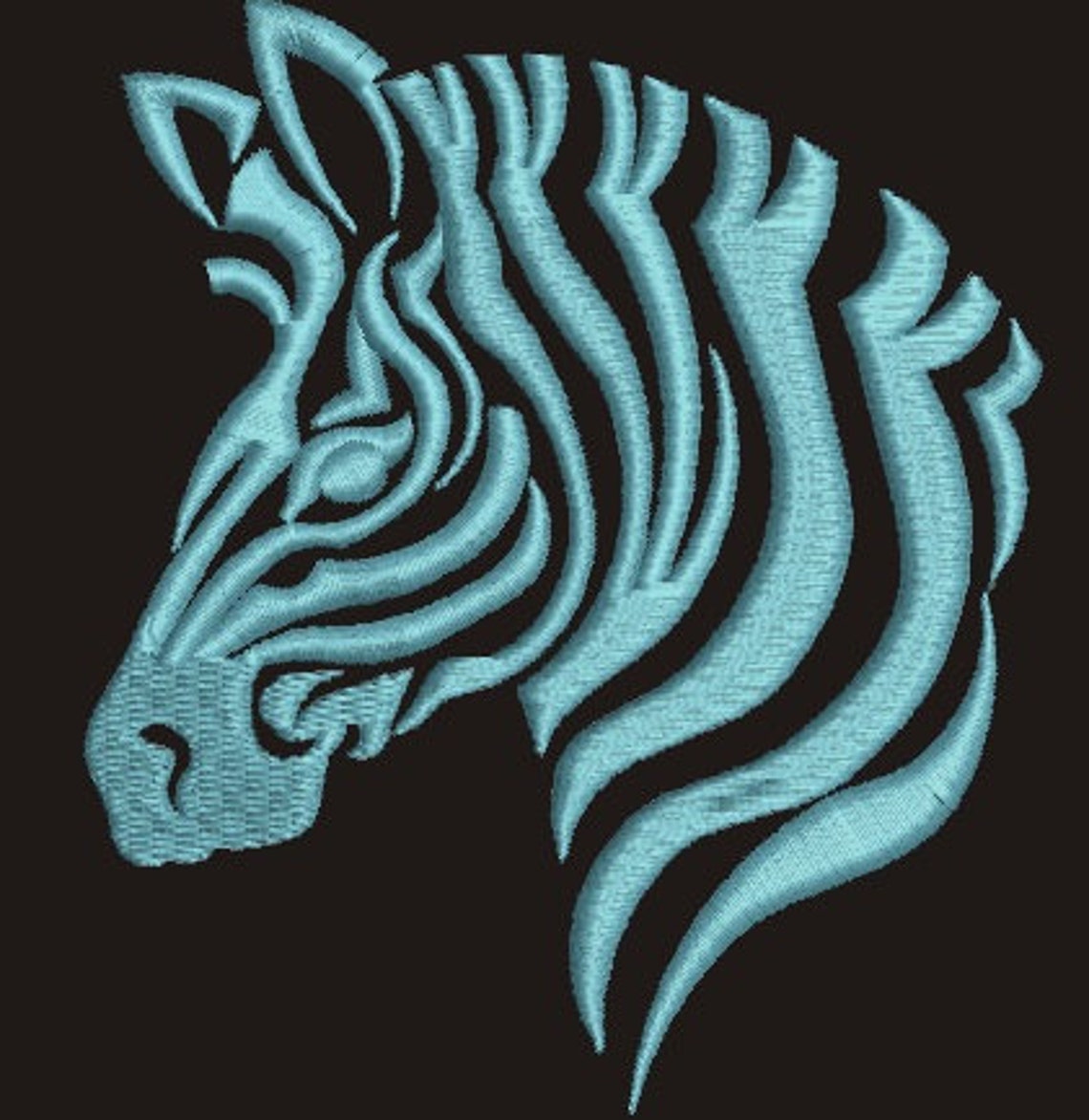 Zebra Head Zebra Face Machine Embroidery Designs Instantly - Etsy