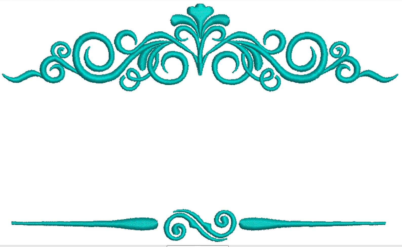 Beautiful Openwork Border Frame for Monogram or Name Machine | Etsy