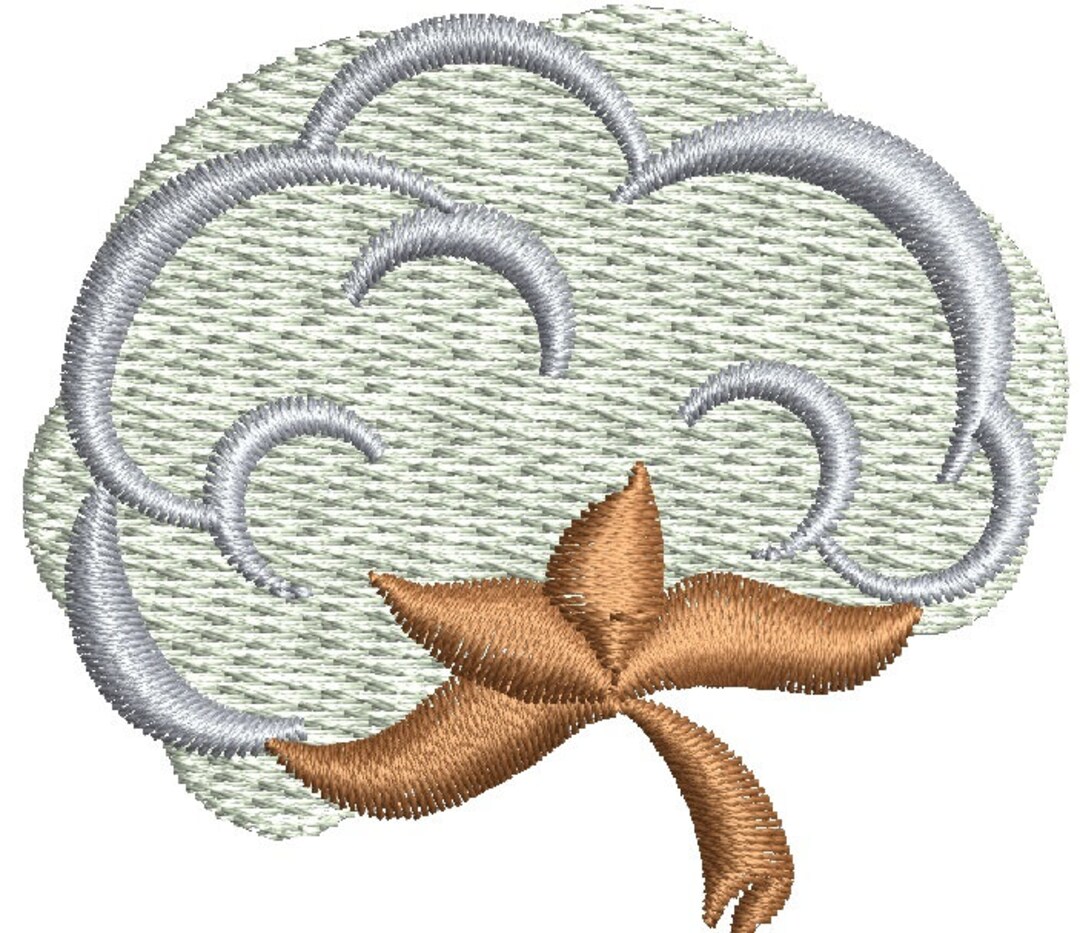 Cotton Ball Machine Embroidery Design - Etsy