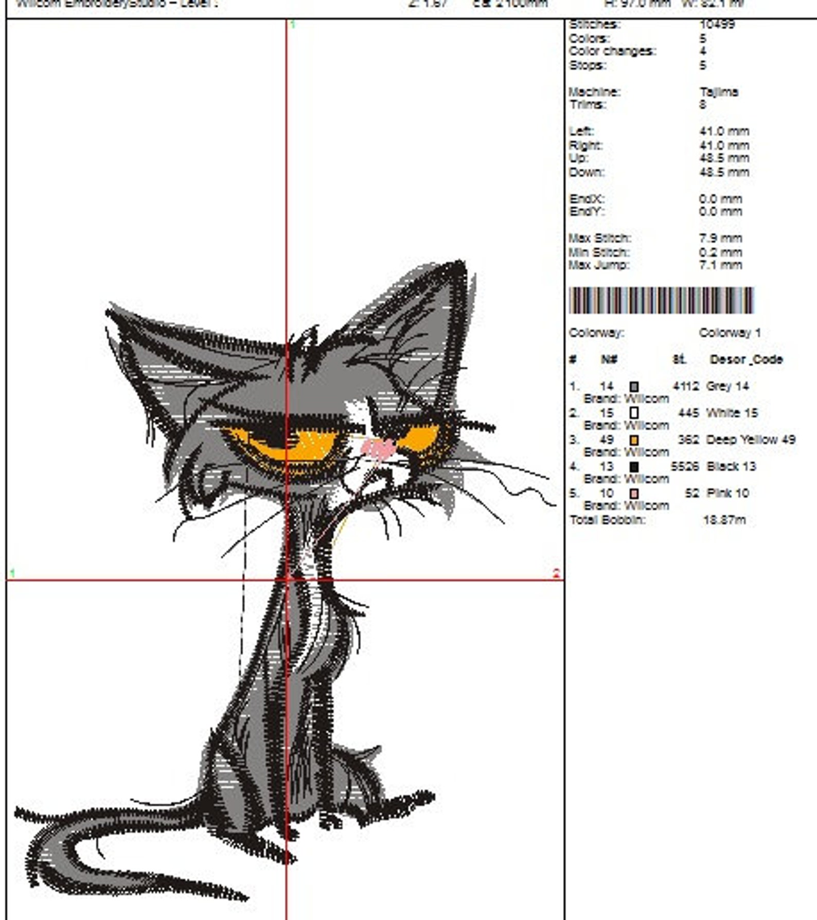 Cat Design Machine Embroidery Design - Etsy