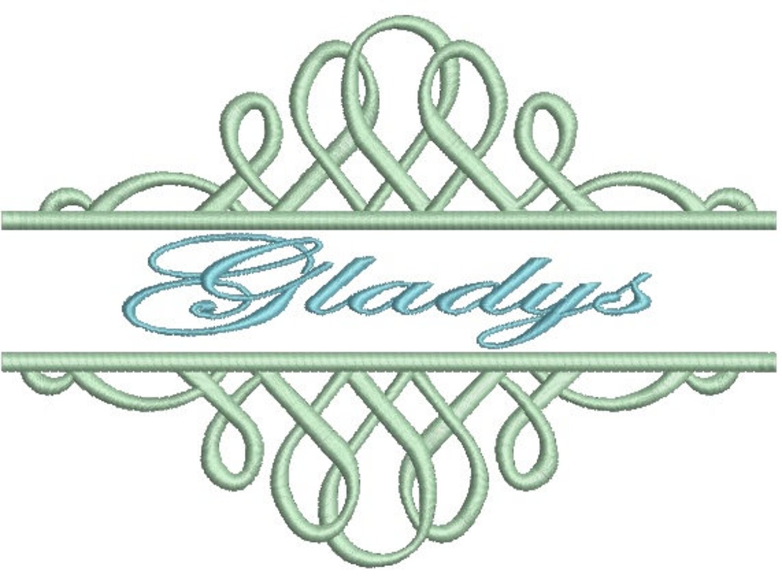 Embroidery Border Name Frame Frame Machine Embroidery Design | Etsy