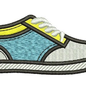 Sneaker Machine Embroidery Design Instantly Download - Etsy
