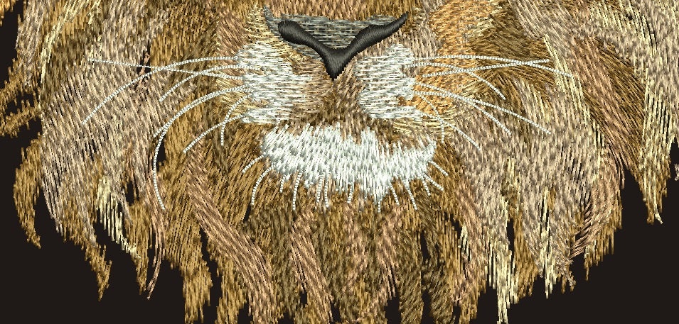 Lion Machine Embroidery Designs Instantly Download | Etsy