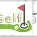 Golf Machine Embroidery Design 2 Sizes, Instantly Download - Etsy