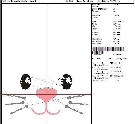 Bunny Face Easter Embroidery Face Embroidery Rabbit Machine - Etsy