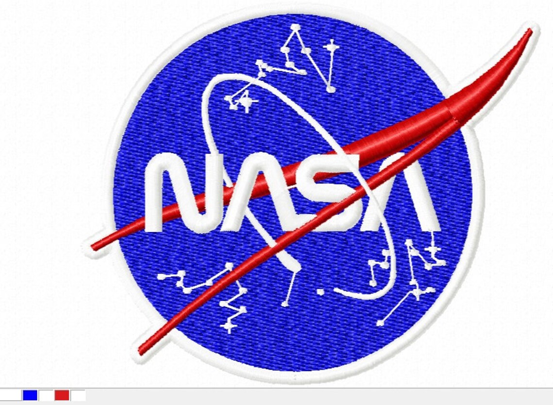 NASA Space Patch Machine Embroidery Design Instantly Download - Etsy