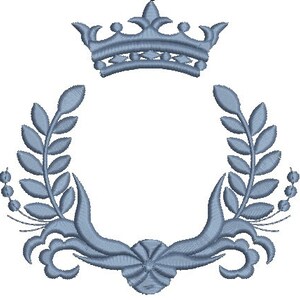 Crown and Frame / Monogram Frame Embroidery Design - Etsy