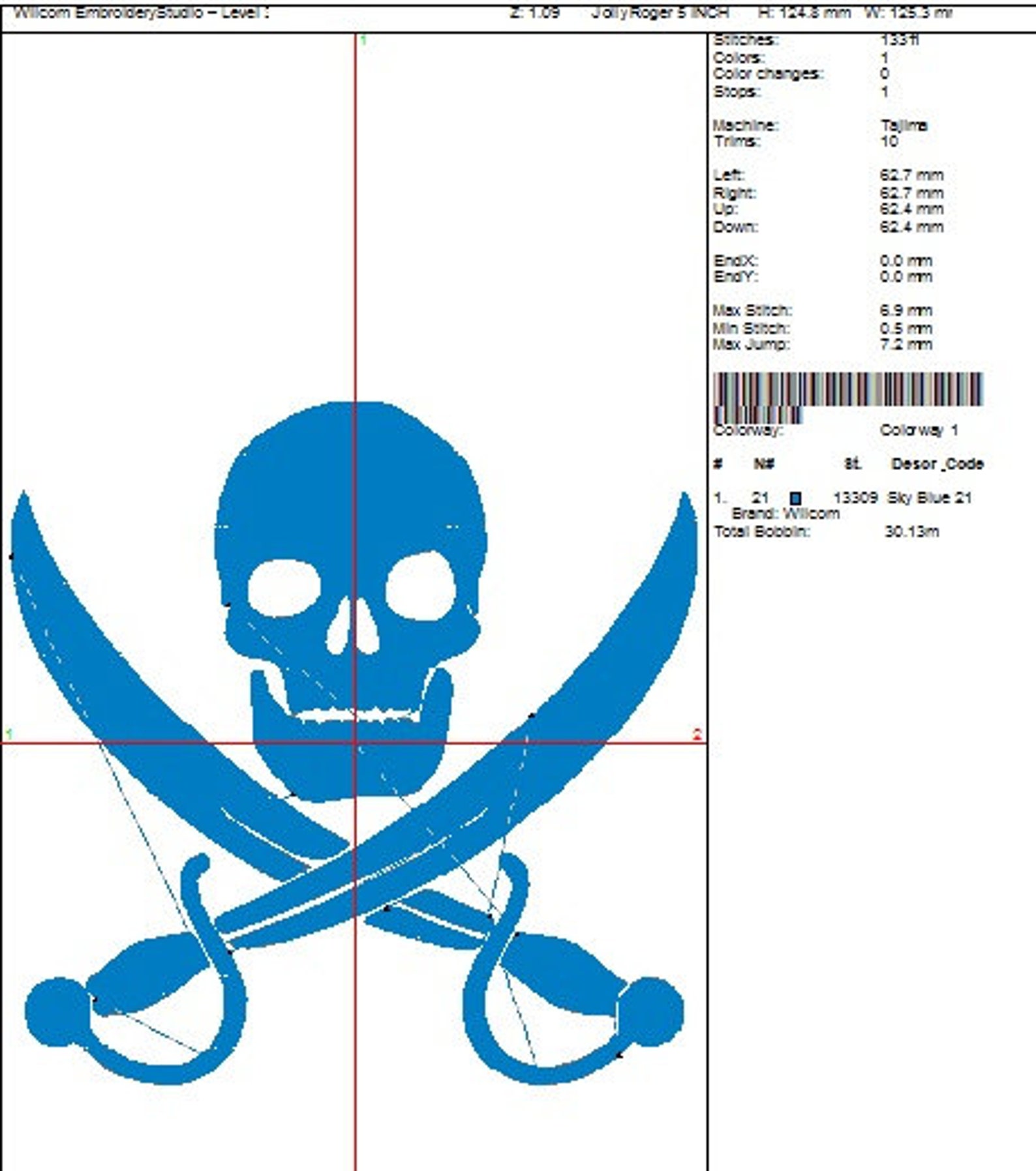 Skull Jolly Roger Machine Embroidery Designs Instantly - Etsy