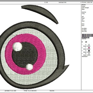 Round Eye for a Soft Toy/ Eyes for Soft Toys Machine Embroidery Designs ...