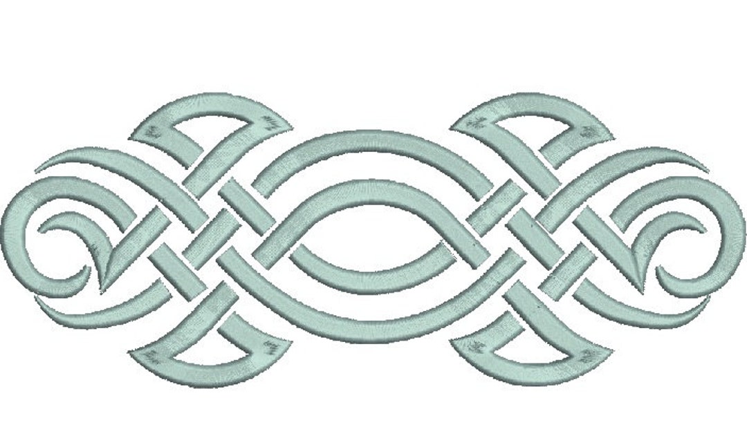 Celtic Pattern Machine Embroidery Design, Instantly Download, This is ...