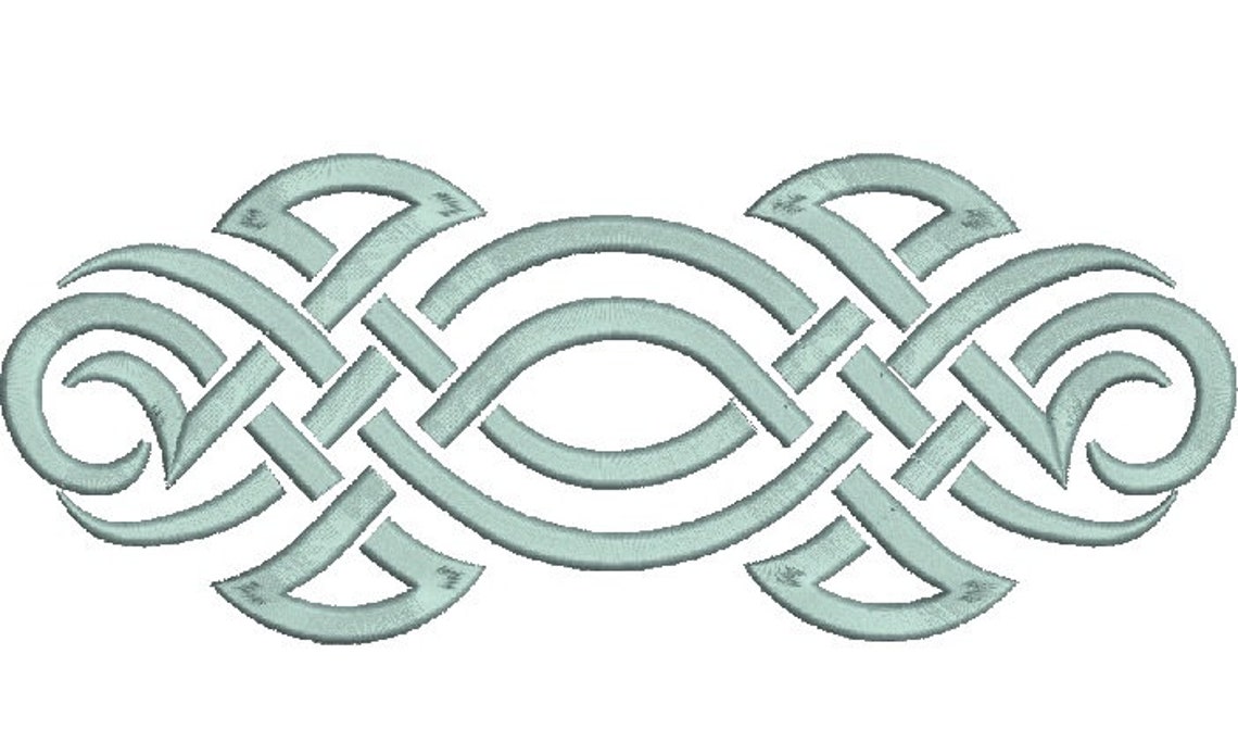Celtic Pattern Machine Embroidery Design Instantly Download - Etsy