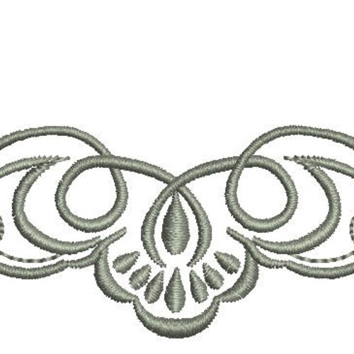 FANCY FRAME Machine Embroidery Design Fancy Split Monogram | Etsy