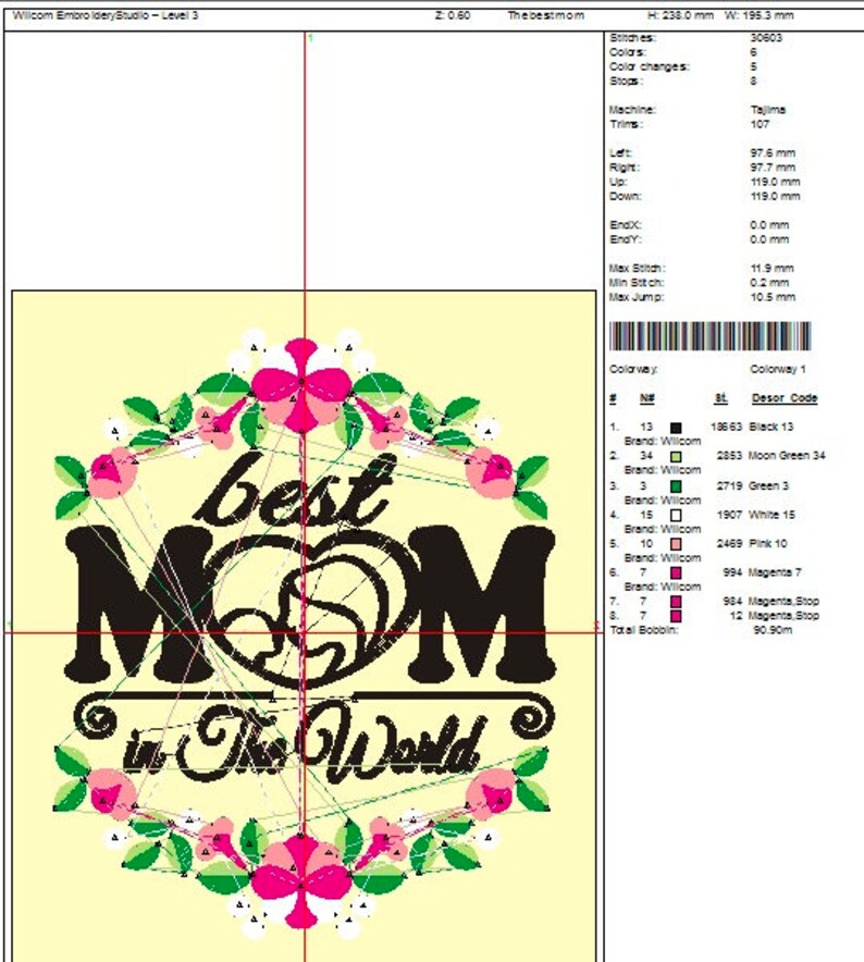 Best MOM Embroidery Machine Embroidery Design Instant - Etsy