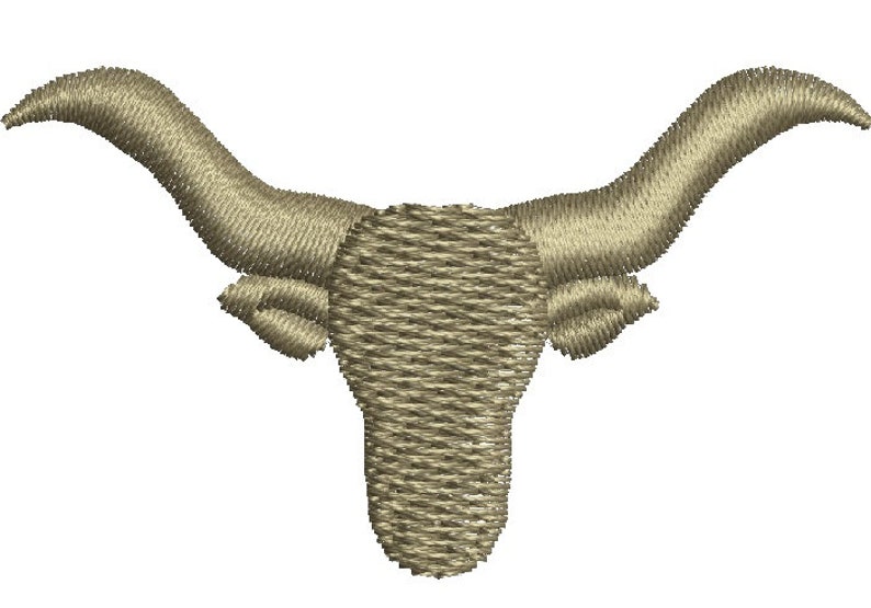 Longhorn Machine Embroidery Design Instant Download - Etsy
