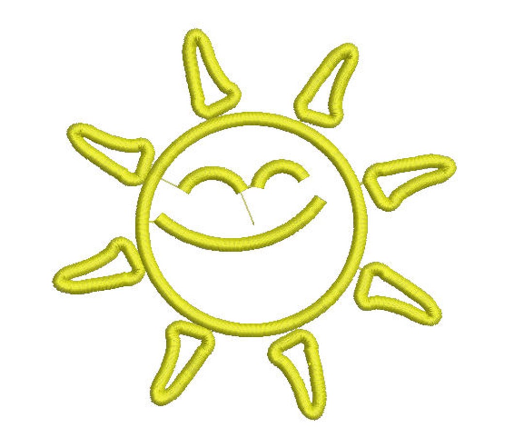 Sun Machine Embroidery Designs, Instantly Download - Etsy
