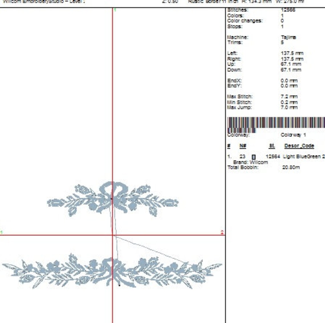 Rustic Border Machine Embroidery Design Frame Floral Border - Etsy