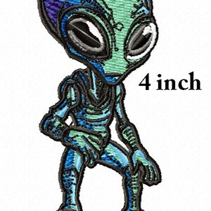 Alien Machine Embroidery Designs, Instantly Download - Etsy