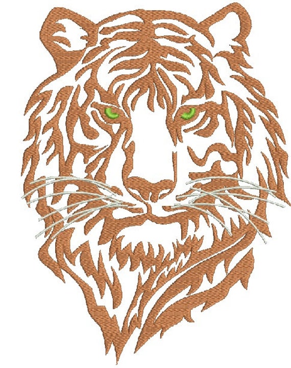 Tiger Machine Embroidery Designs Instantly Download - Etsy