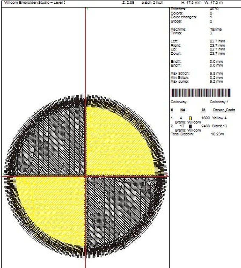 Crash Test Marker Patch Machine Embroidery Design Instantly - Etsy