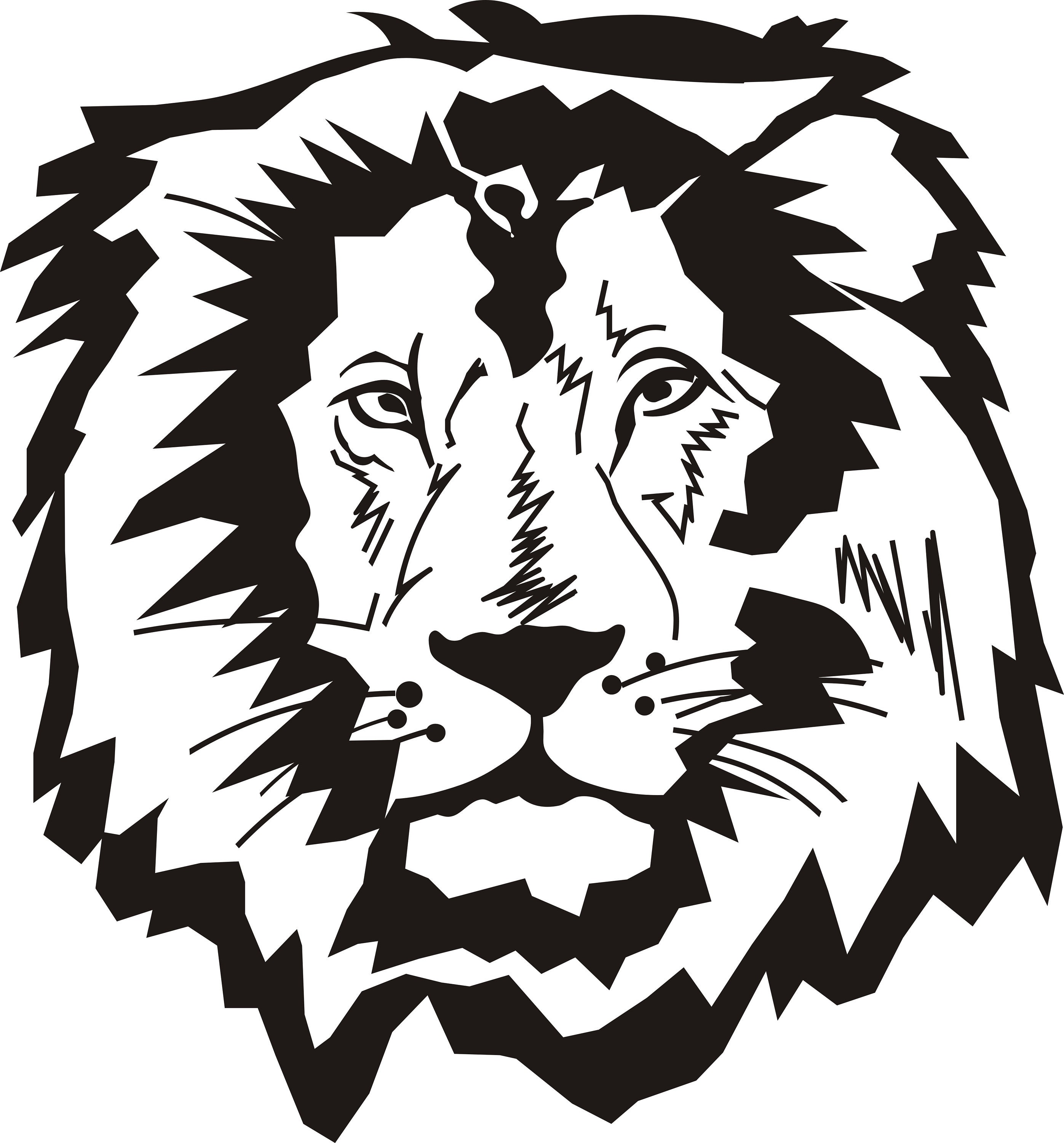 Lion vector SVG. dxf PNG. EPS. jpg big size 300 dpi | Etsy