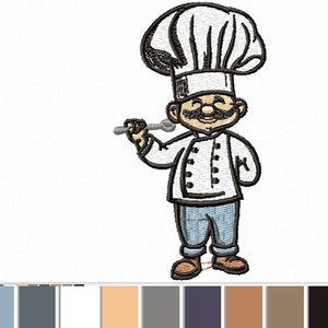 Chef Design Machine Embroidery Designs, Instantly Download. - Etsy