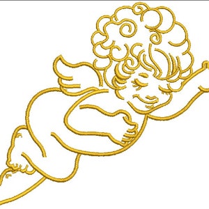 Angel Machine Embroidery Design - Etsy