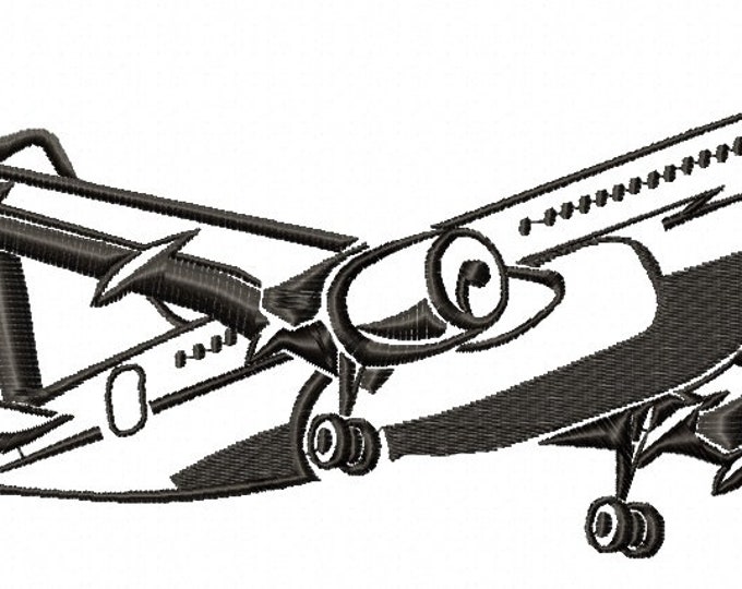 Airplane / Aircraft Machine Embroidery Design - Etsy