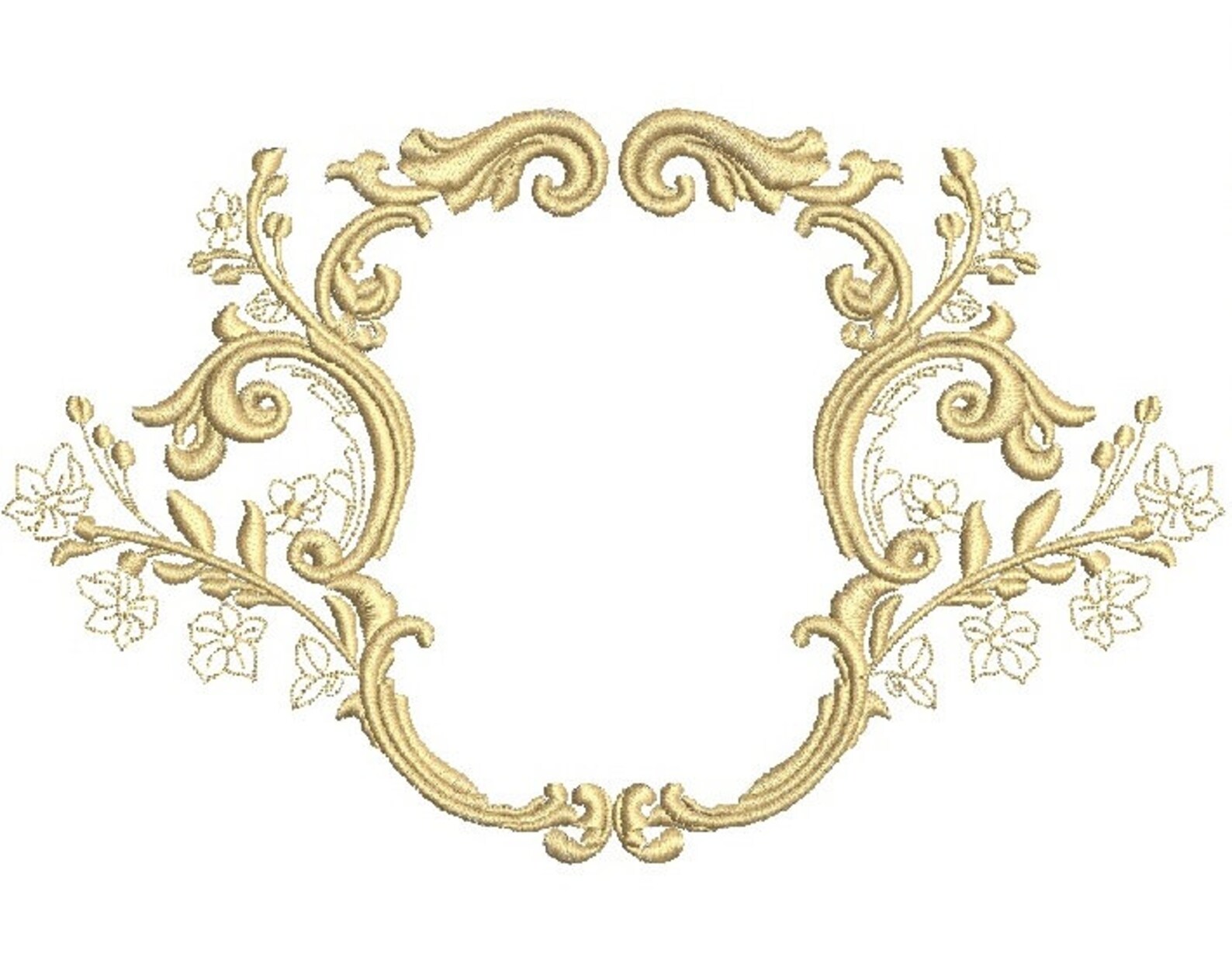 Vintage Baroque Monogram Frame / Monogram Frame Machine - Etsy