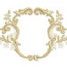 Vintage Baroque Monogram Frame / Monogram Frame Machine Embroidery ...