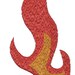 Flame Fire Machine Embroidery Design - Etsy