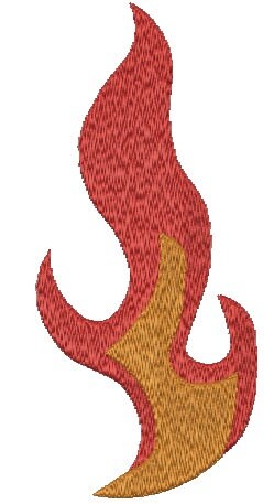 Flame Fire Machine Embroidery Design - Etsy