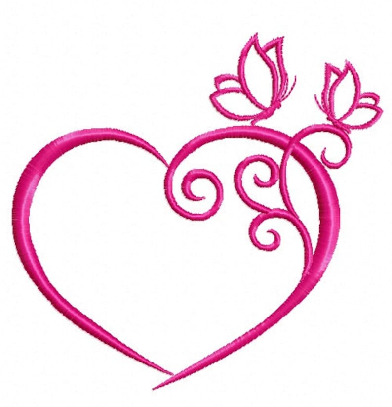 Heard machine embroidery design | Etsy