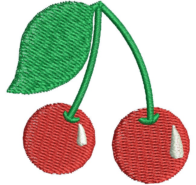 Cherry Embroidery Design Machine Embroidery Design Instantly - Etsy