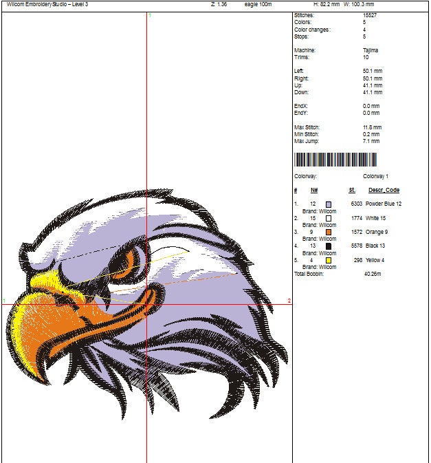 Eagle Embroidery Machine Embroidery Design Instant Download | Etsy