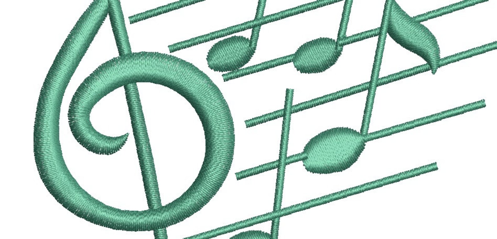 Musical Notes Music Notes Machine Embroidery Designs | Etsy