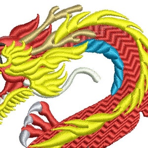 Dragon Machine Embroidery Design, Instantly Download - Etsy