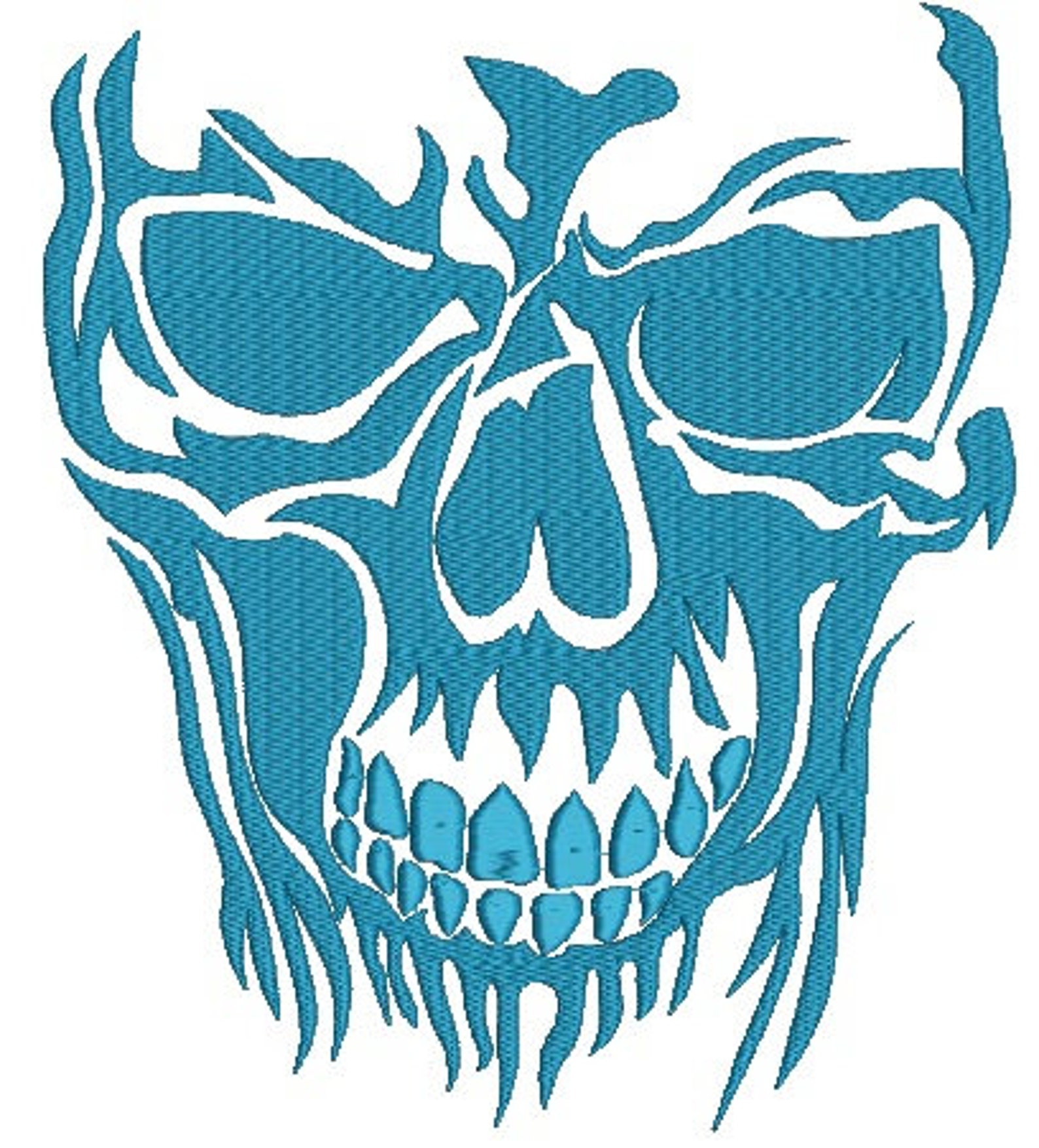 Skull Machine Embroidery Designs Instantly Download - Etsy