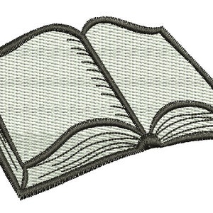 Book Embroidery Design Machine Embroidery Design, Instantly Download - Etsy