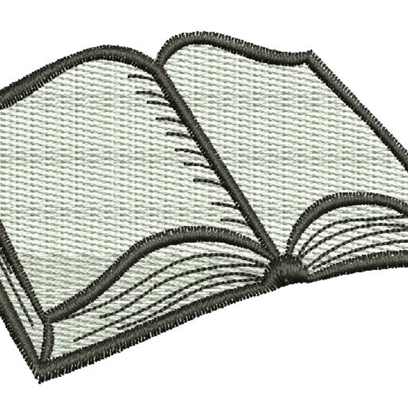 Open Book Applique - Etsy
