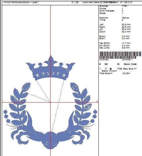 Crown and Frame / Monogram Frame Embroidery Design - Etsy