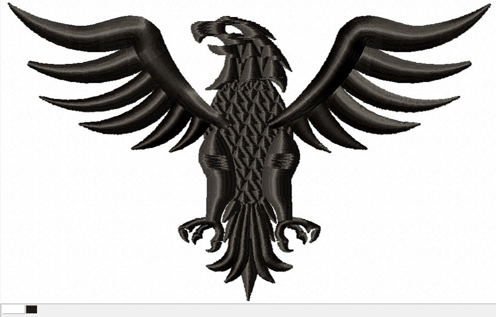 Heraldic Eagle Embroidery Machine Embroidery Design Instant - Etsy