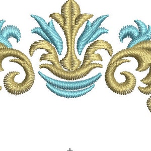 Baroque Monogram Frame Machine Embroidery Designs, Instantly Download ...