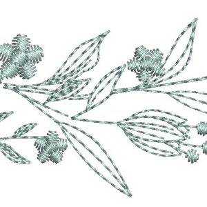 Rustic Border Machine Embroidery Design Frame Floral Border for Your ...